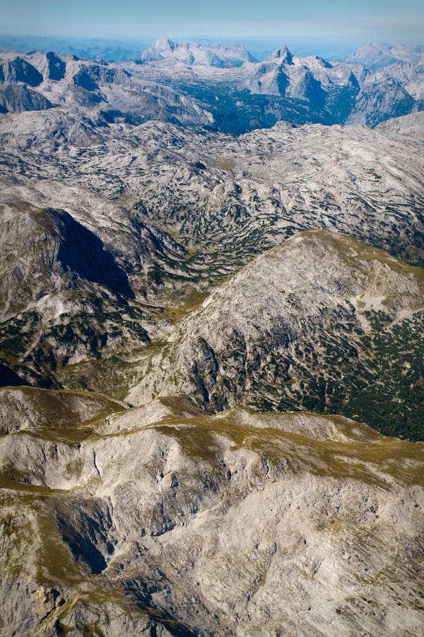 Aerial View of Austrian Alps in Summer Stock Image - Image of salzburg ...