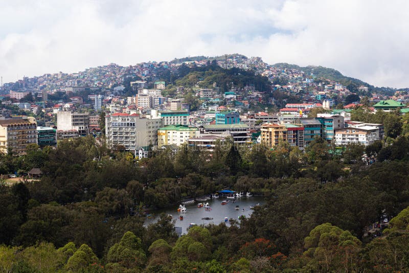 Aerial View of Baguio in Philippines Stock Photo - Image of city ...