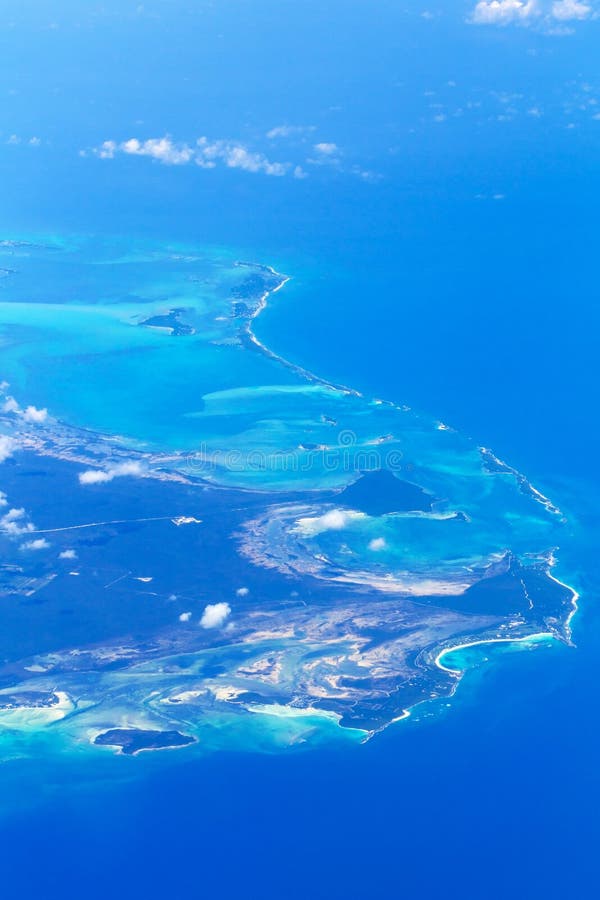 Aerial View of Bahama Islands Stock Photo - Image of islet, islands ...