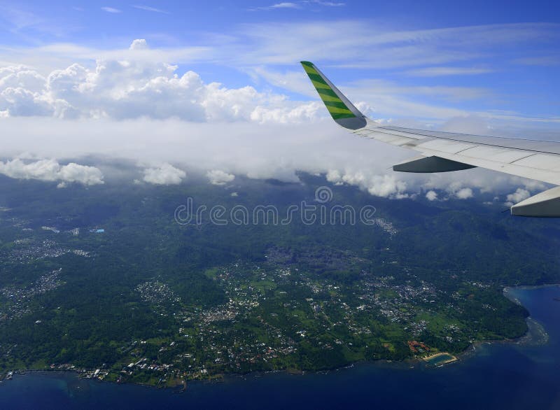 Aerial view on Bali stock photo. Image of bali, building - 52231926