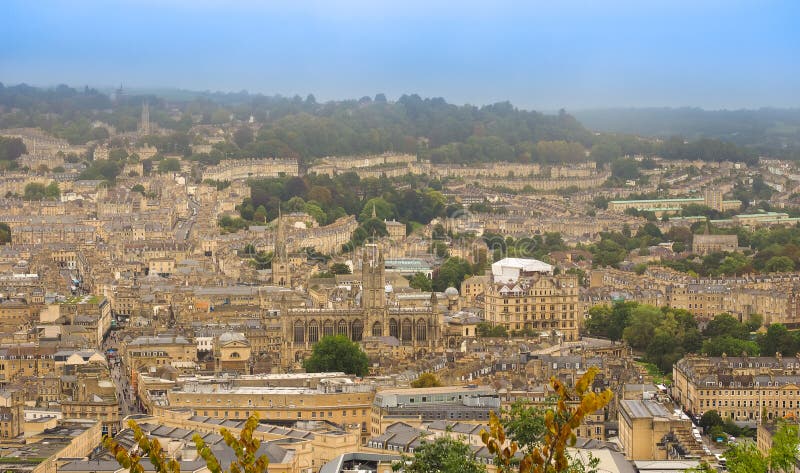 Aerial view of Bath stock photo. Image of bath, english - 114555844