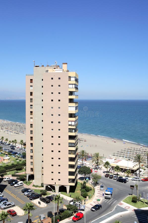 Exterior of Luxury Holiday or Vacation Apartments in Spain Stock Image ...