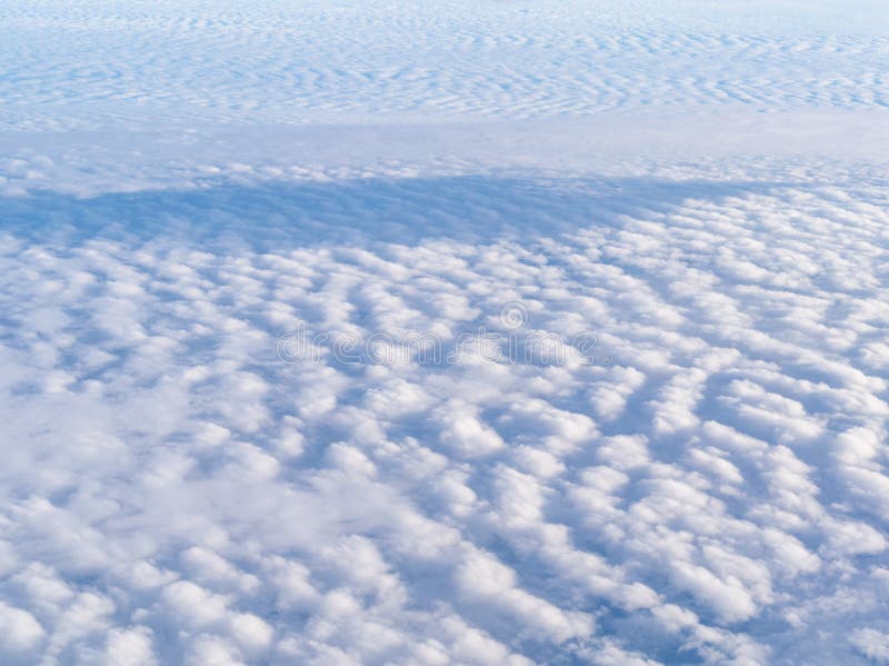 Aerial View Of Beautiful Clouds Stock Photo - Image of space, cloudy ...