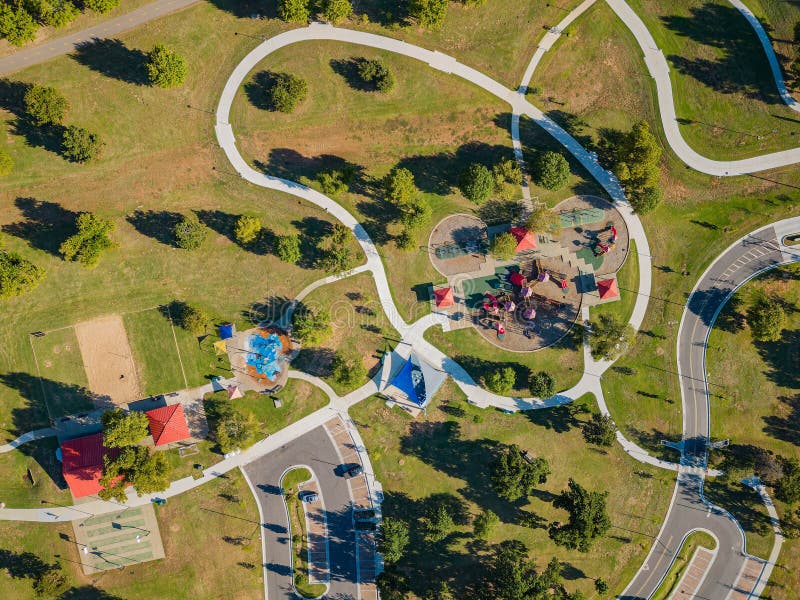 Aerial View of the Beautiful Downtown Cityscape Stock Image - Image of ...