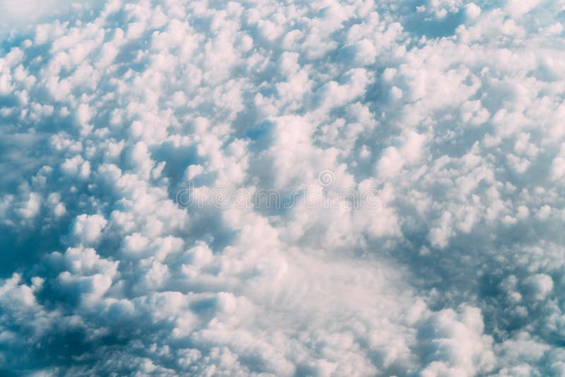 Aerial View of Beautiful Landscape of Earth Clouds Stock Photo - Image ...