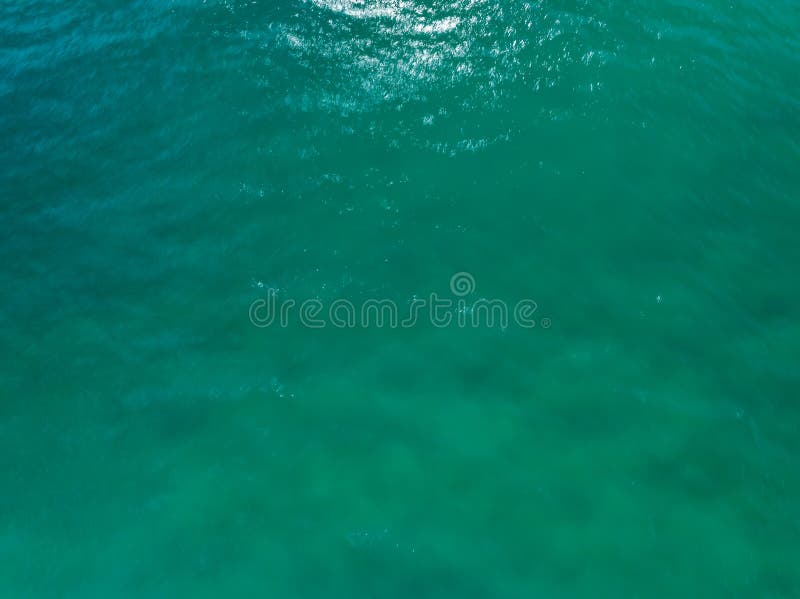 Aerial View Beautiful Sea Surface Nature Background Stock Image - Image ...
