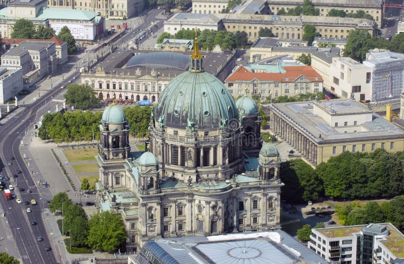 Aerial view on Berlin stock image. Image of city, house - 20082123