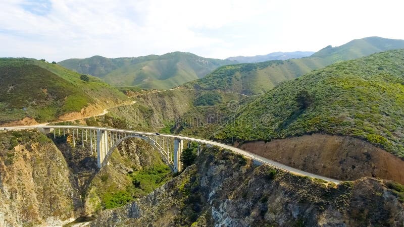 Aerial View of Big Sur Coastline, California Stock Photo - Image of ...