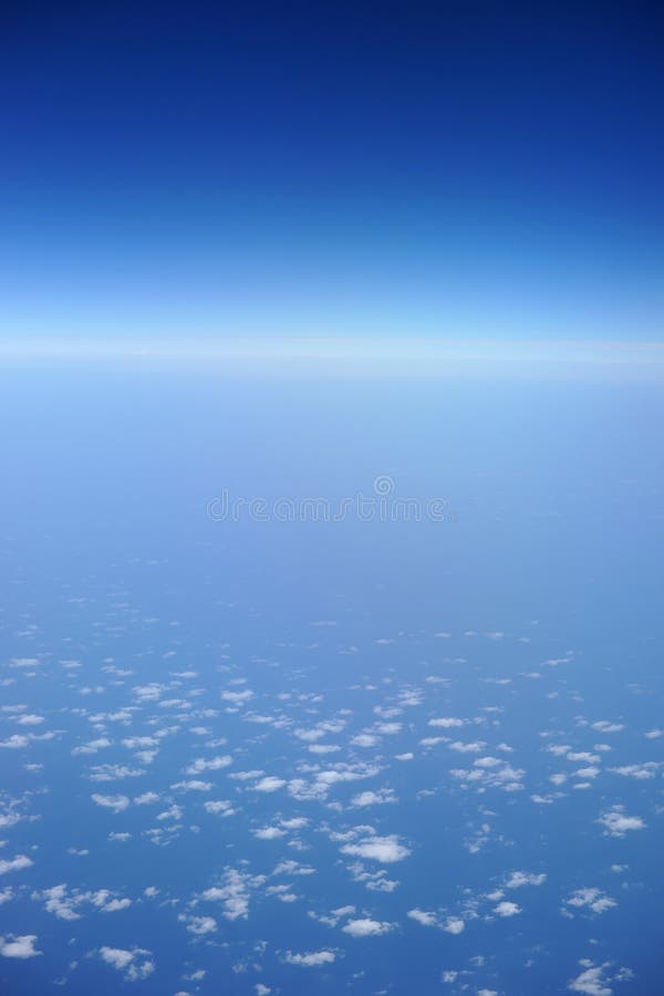 Aerial view of blue sky stock image. Image of horizon - 63295653
