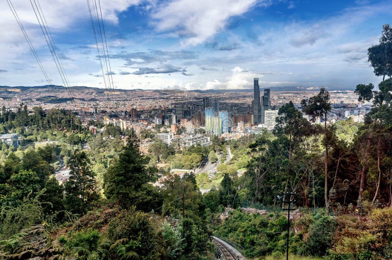 Aerial View of Bogota, Colombia Stock Photo - Image of city, andes ...