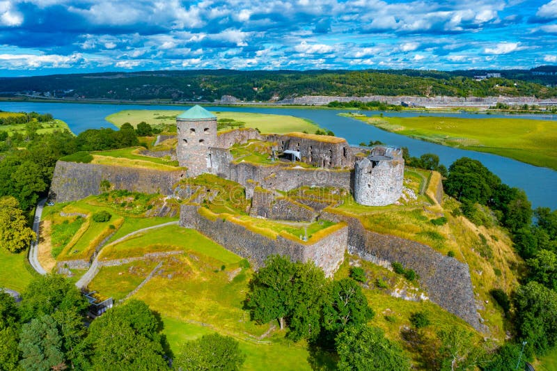 View of Bohus Fortress in Sweden Stock Photo - Image of stone, gotaland ...