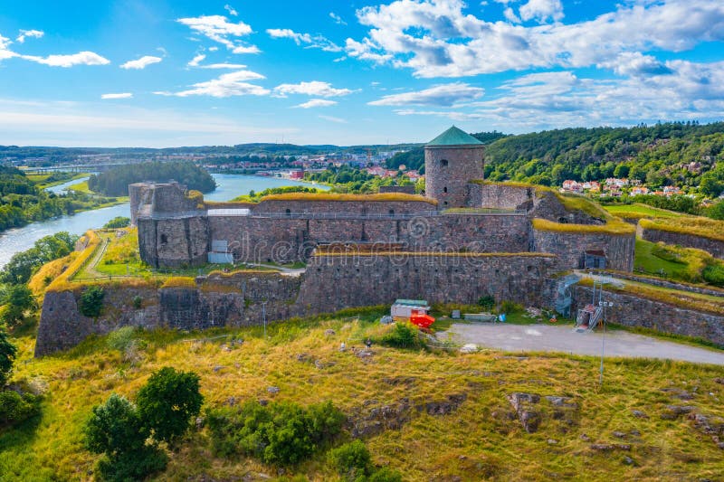 View of Bohus Fortress in Sweden Stock Photo - Image of stone, gotaland ...