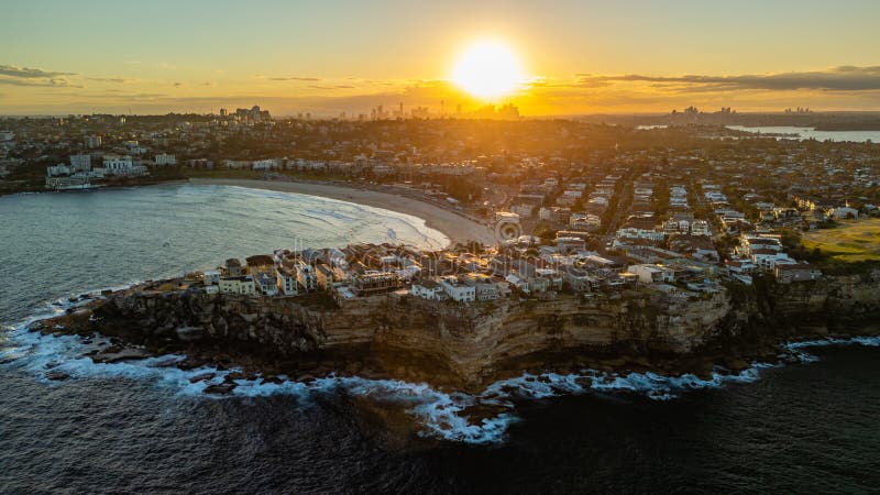Aerial View of Bondi Beach in Sydney Stock Photo - Image of view ...