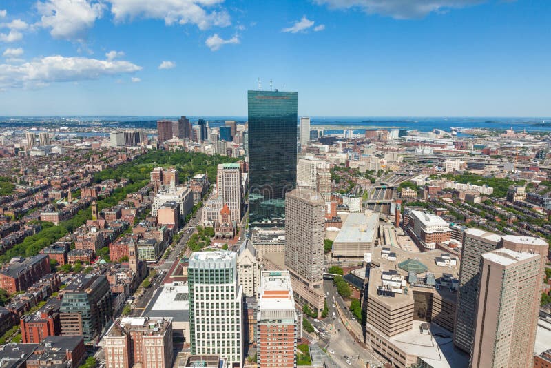 Aerial View of Boston Skyline - Massachusetts - USA Editorial Stock ...