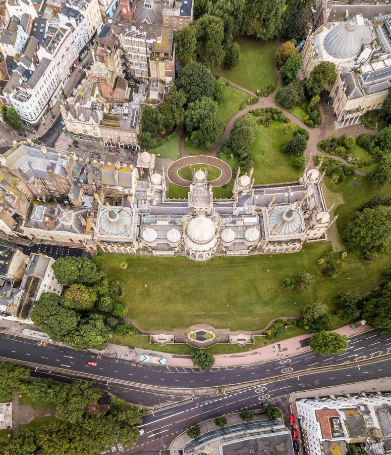 Aerial View of Brighton in Summer Stock Photo - Image of architecture ...