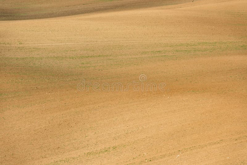 Aerial View of Brown Ground of Field Stock Image - Image of outside ...