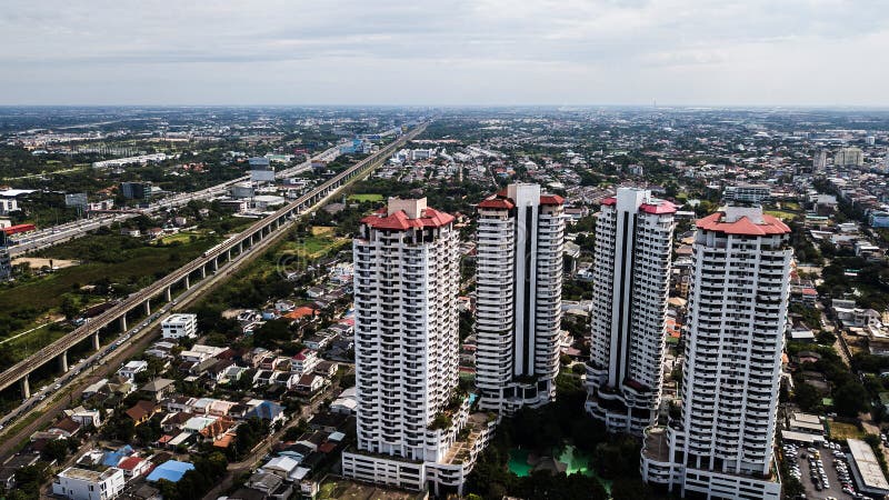 Aerial view of building stock photo. Image of aerial - 105352288