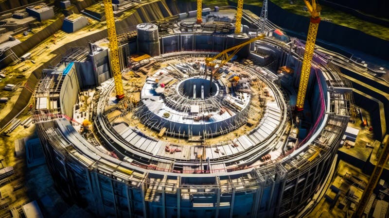 An Aerial View of Building Under Construction. Generative AI Stock ...