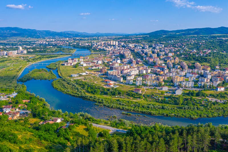 Aerial View of Bulgarian Town Kardzhali Stock Photo - Image of cloudy ...