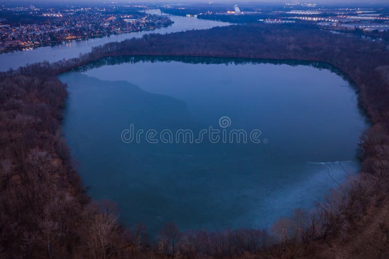 Aerial View of Edison New Jersey 2 Stock Image - Image of trees ...