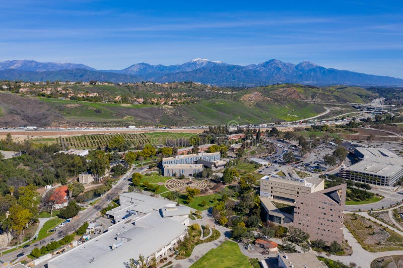 Aerial View of the Cal Poly Pomona Campus Stock Photo - Image of ...