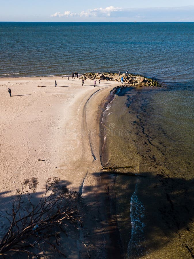 Cape Kolka, Baltic Sea, Latvia Stock Photo - Image of nature, sand ...