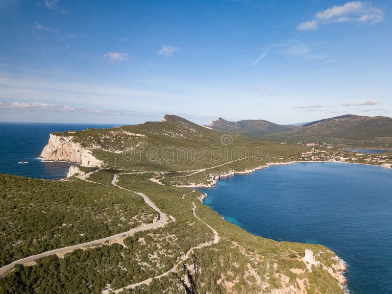 Landscape Of Coast Of Capo Caccia Stock Photo - Image of sardinia ...
