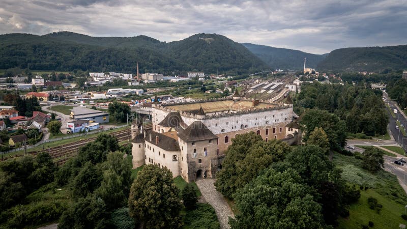 Aerial View of the Castle in Zvolen, Slovakia Editorial Stock Image ...