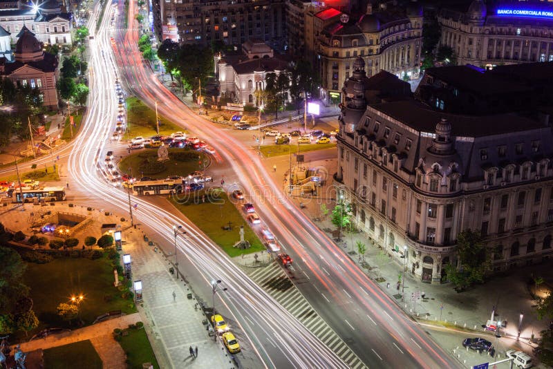 Aerial View of Central Bucharest Editorial Stock Photo - Image of ...