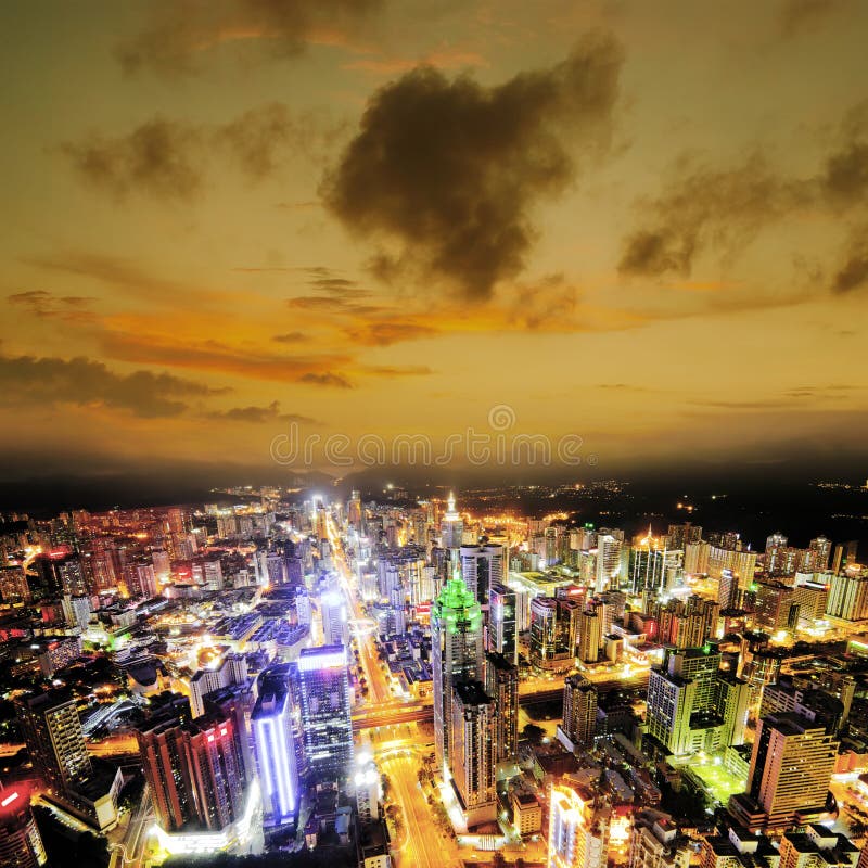 Shenzhen stock image. Image of guangdong, construction - 29814739