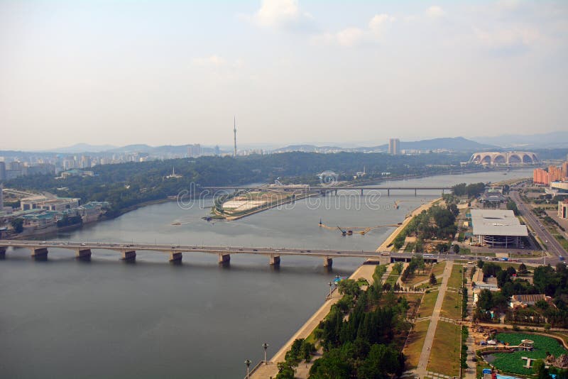 Pyongyang, in North Korea. stock photo. Image of asia - 15677820