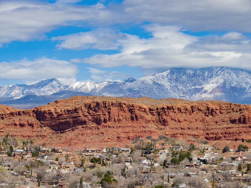 Aerial View of the Cityscape of St George Editorial Photo - Image of ...