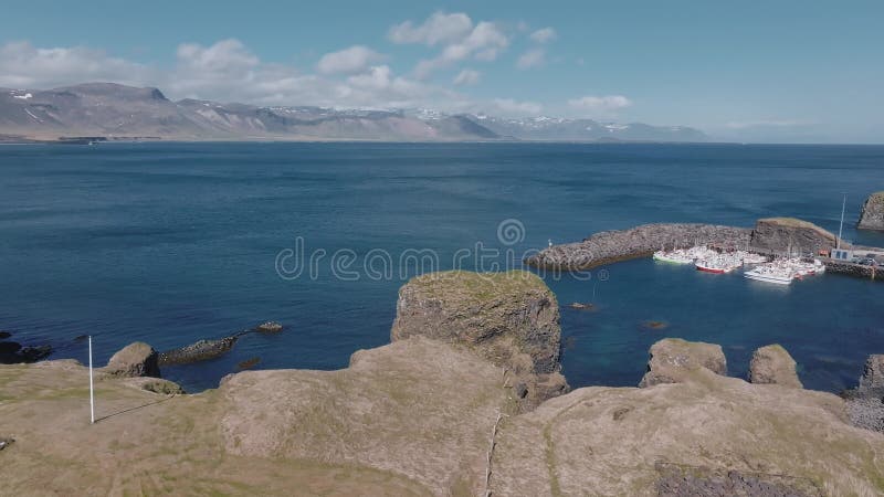Aerial View of the Cliffs between Arnarstapi and Hellnar in ...