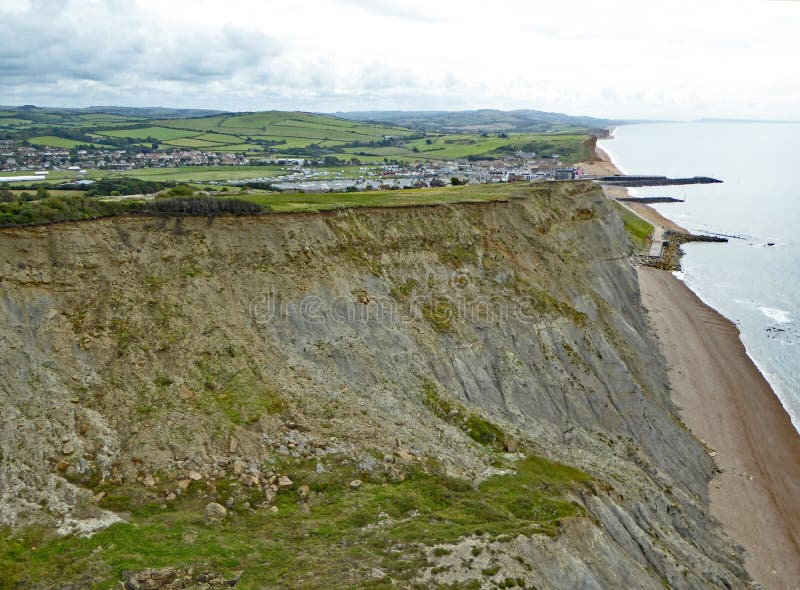 Cliffs at Eype in Dorset, England Stock Photo - Image of coast, england ...