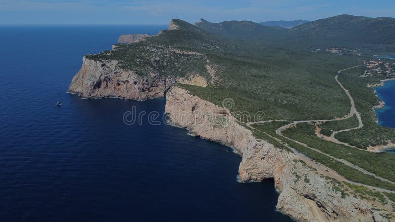Aerial View of Cliffs on Sardinia Stock Photo - Image of v01430067 ...