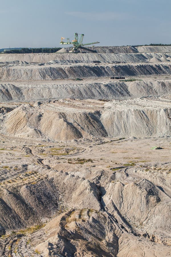 Aerial view of coal mine stock image. Image of power - 60109927