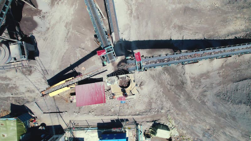Aerial View of Construction Site. Human Interference in Nature Concept ...