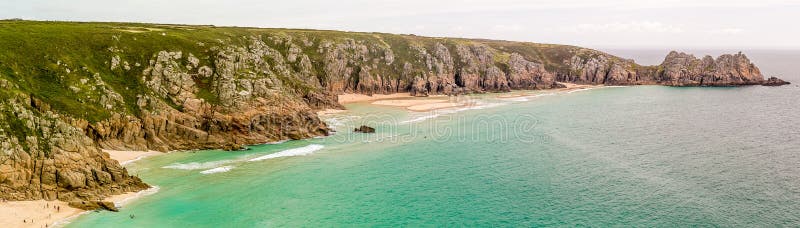 Aerial View of Cornwall Seaside Stock Photo - Image of english, british ...