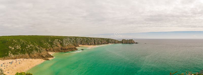 Aerial View of Cornwall Seaside Stock Photo - Image of port, cliffs ...