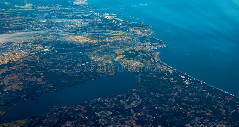 Aerial View of the Country Side of Japan Stock Image - Image of ...