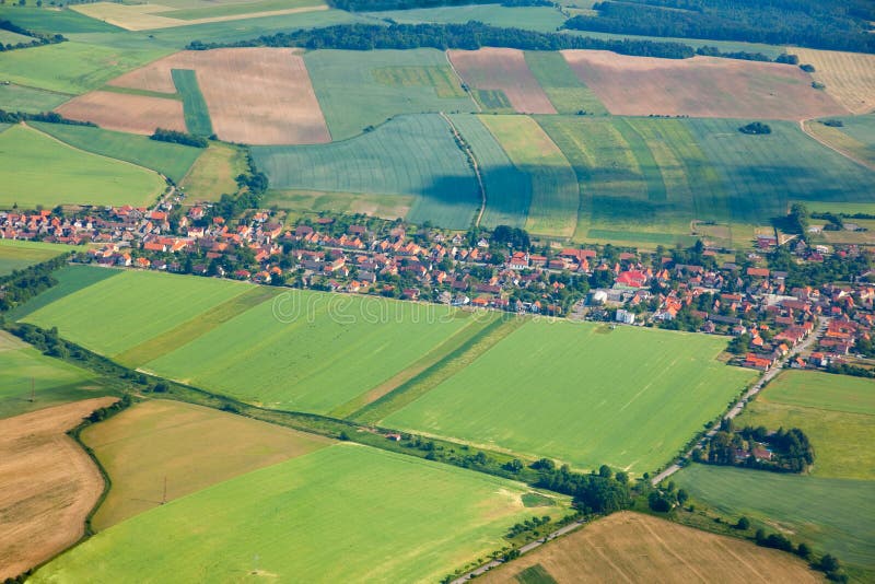 Aerial view of countryside stock photo. Image of overlooking - 23068304