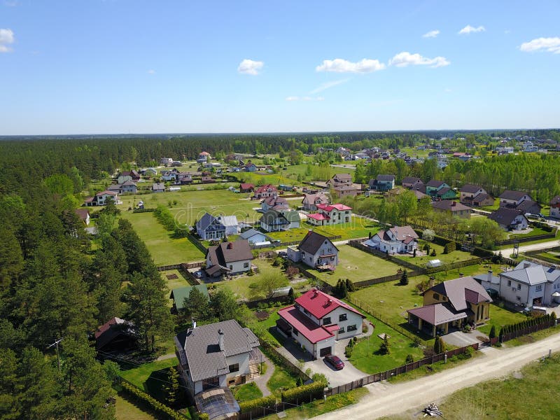 Aerial View of Countryside, Drone Top View Stock Photo - Image of ...