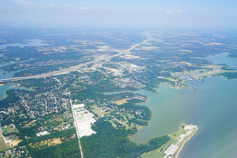 Aerial view of Dallas stock photo. Image of cars, downtown - 119197898