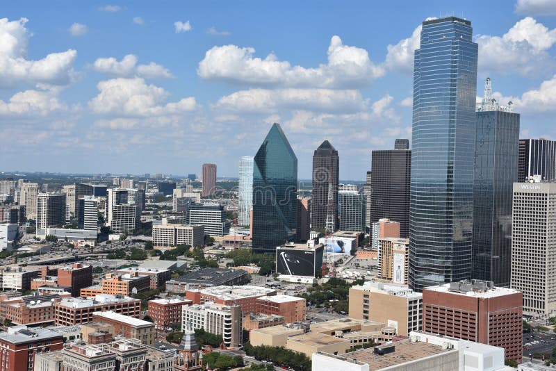 Aerial View of Dallas, Texas Editorial Stock Photo - Image of city ...