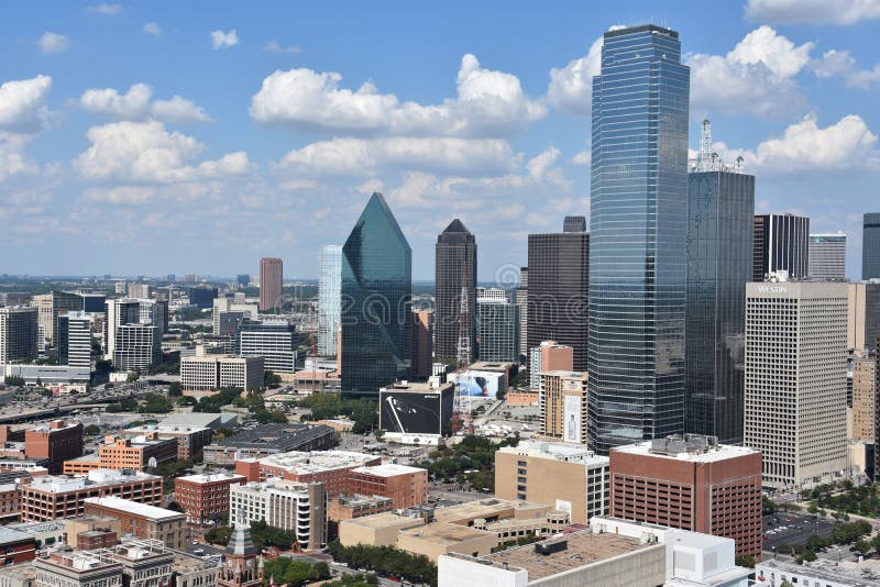 Aerial View of Dallas, Texas Editorial Photography - Image of business ...