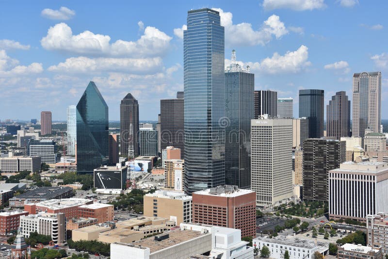 Aerial View of Dallas, Texas Editorial Photo - Image of reunion, dallas ...