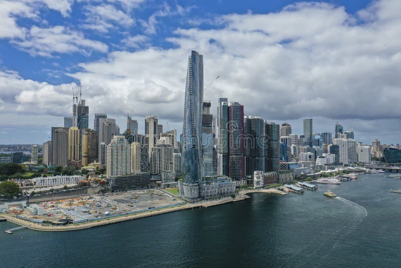 Aerial View of Darling Harbour of Sydney Editorial Image - Image of ...