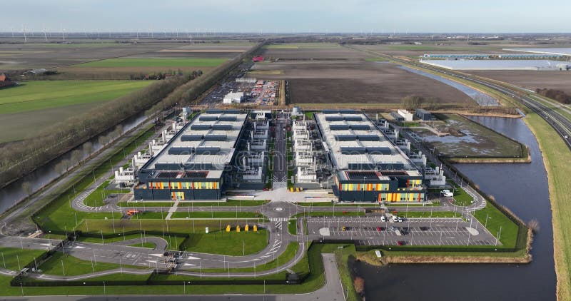 Data Center at Agriport in the Netherlands, Showcasing Infrastructure ...