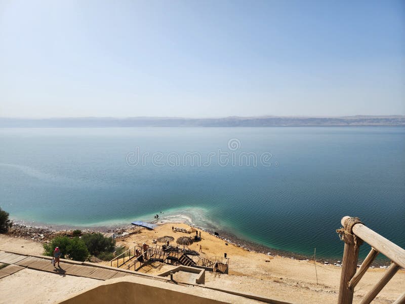 Aerial View of the Dead Sea in Jordan Stock Image - Image of nature ...