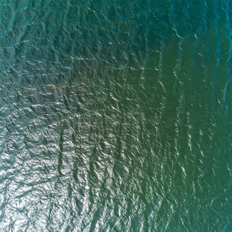 Aerial View of Deep Blue Sea Water Texture with Sunlight Reflection Pattern Stock Illustration ...